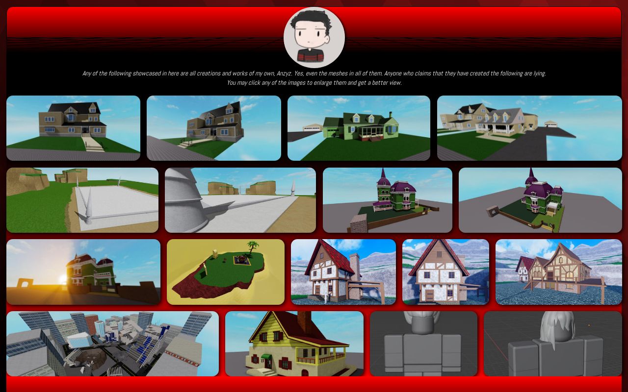 Anzyz's Roblox Portfolio